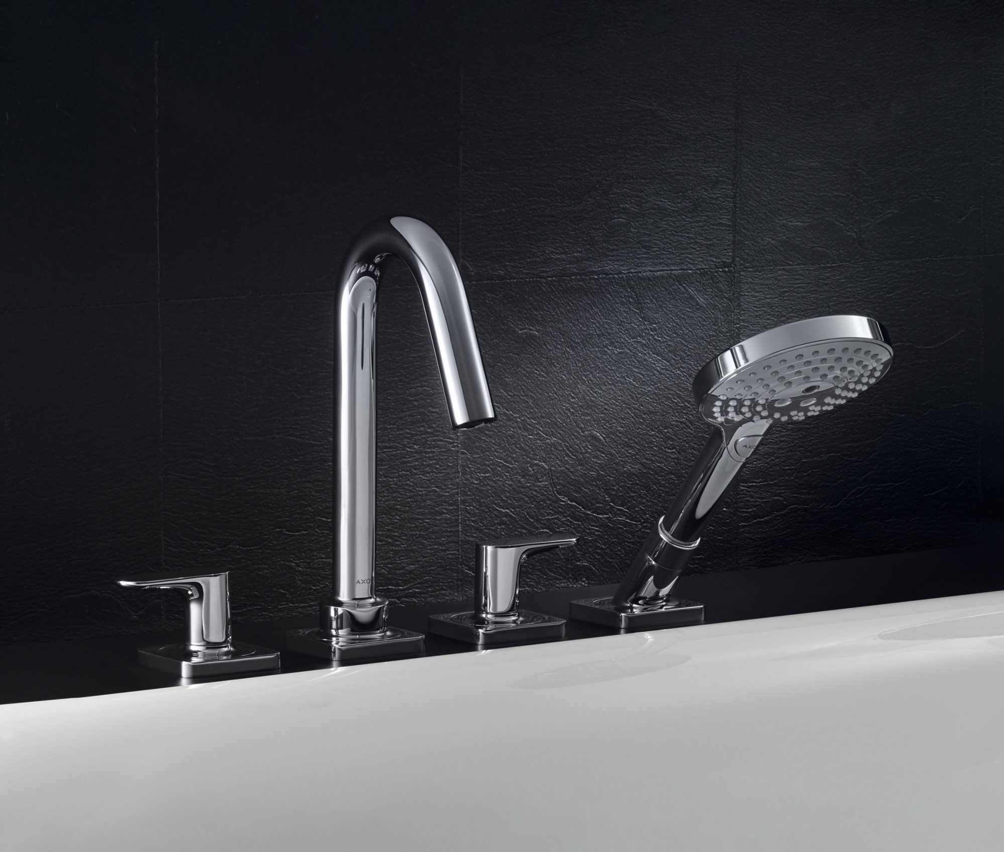 AXOR Citterio M 4 Hole Rim-Mounted Bath and Shower Mixer