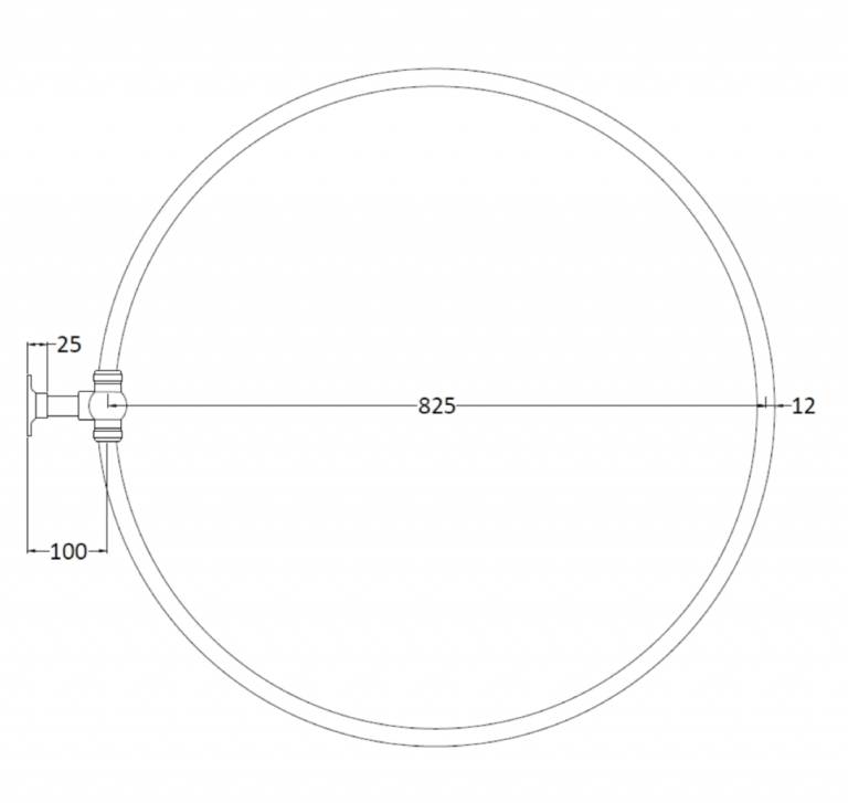 Bayswater Round Shower Ring | West One Bathrooms Online