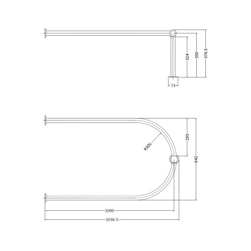 Bayswater Detta Shower Ring | West One Bathrooms Online