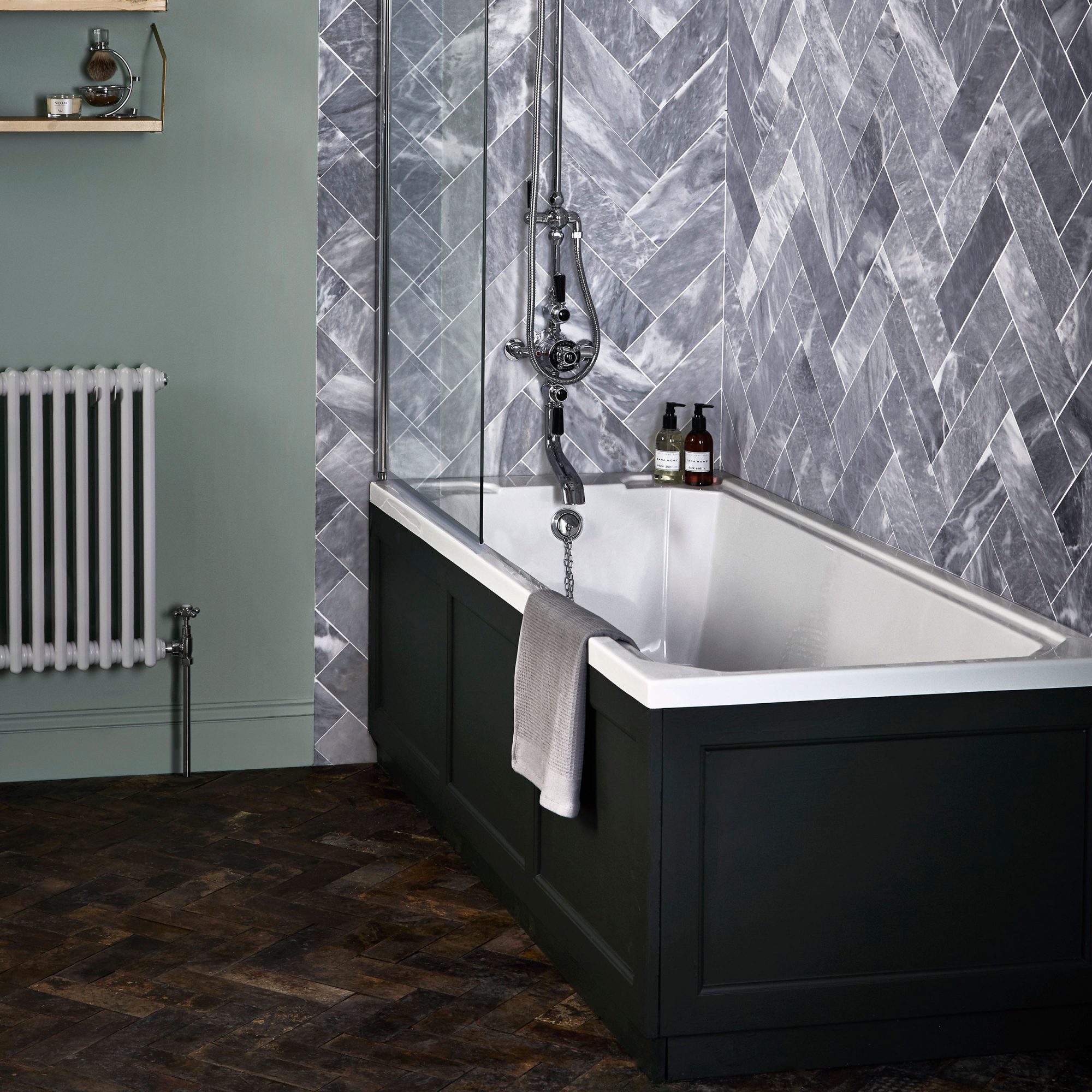 Bayswater Bathurst Single Ended Acrylic Bath, 1700 x 750mm | West One ...