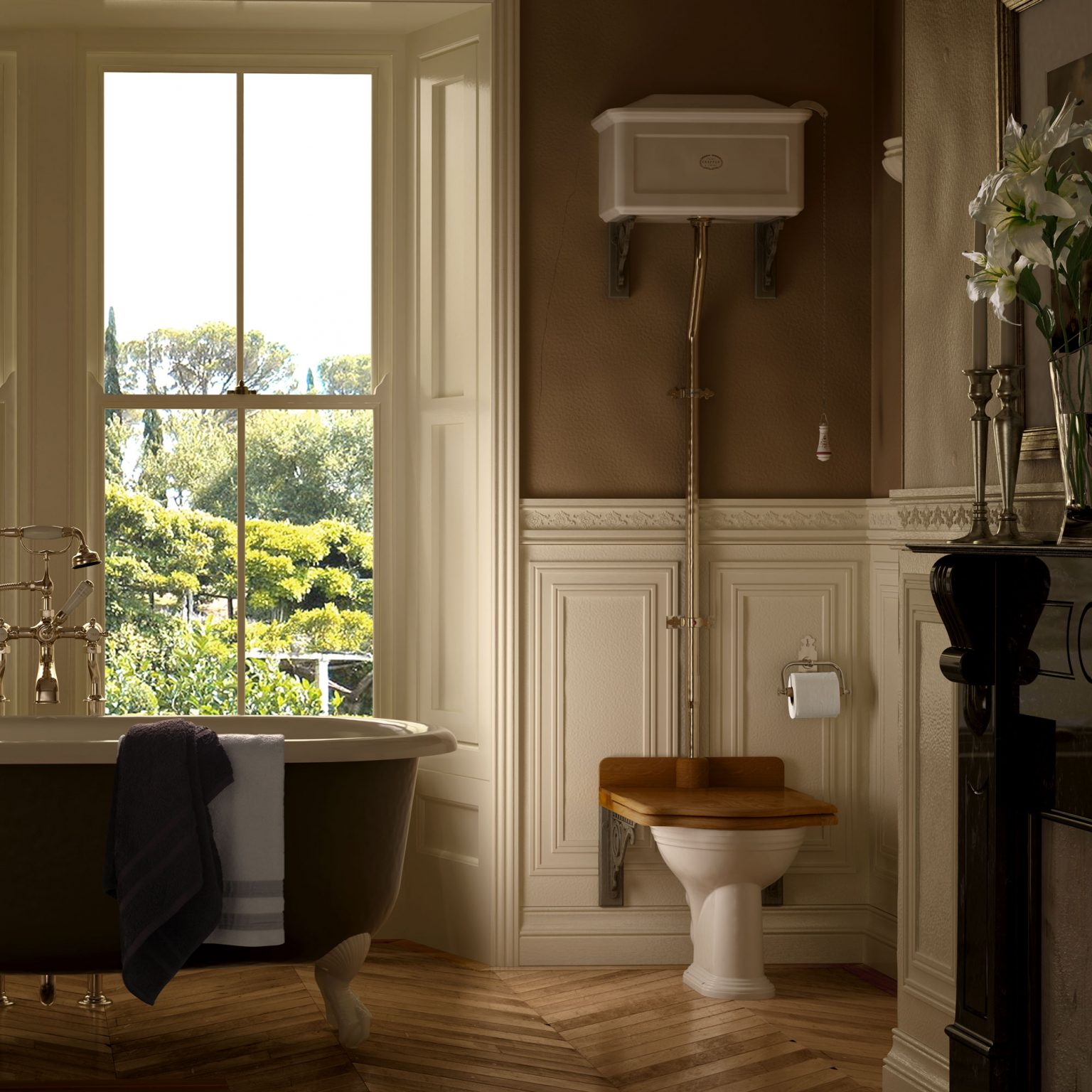 Thomas Crapper High-Level WC Ceramic Cistern