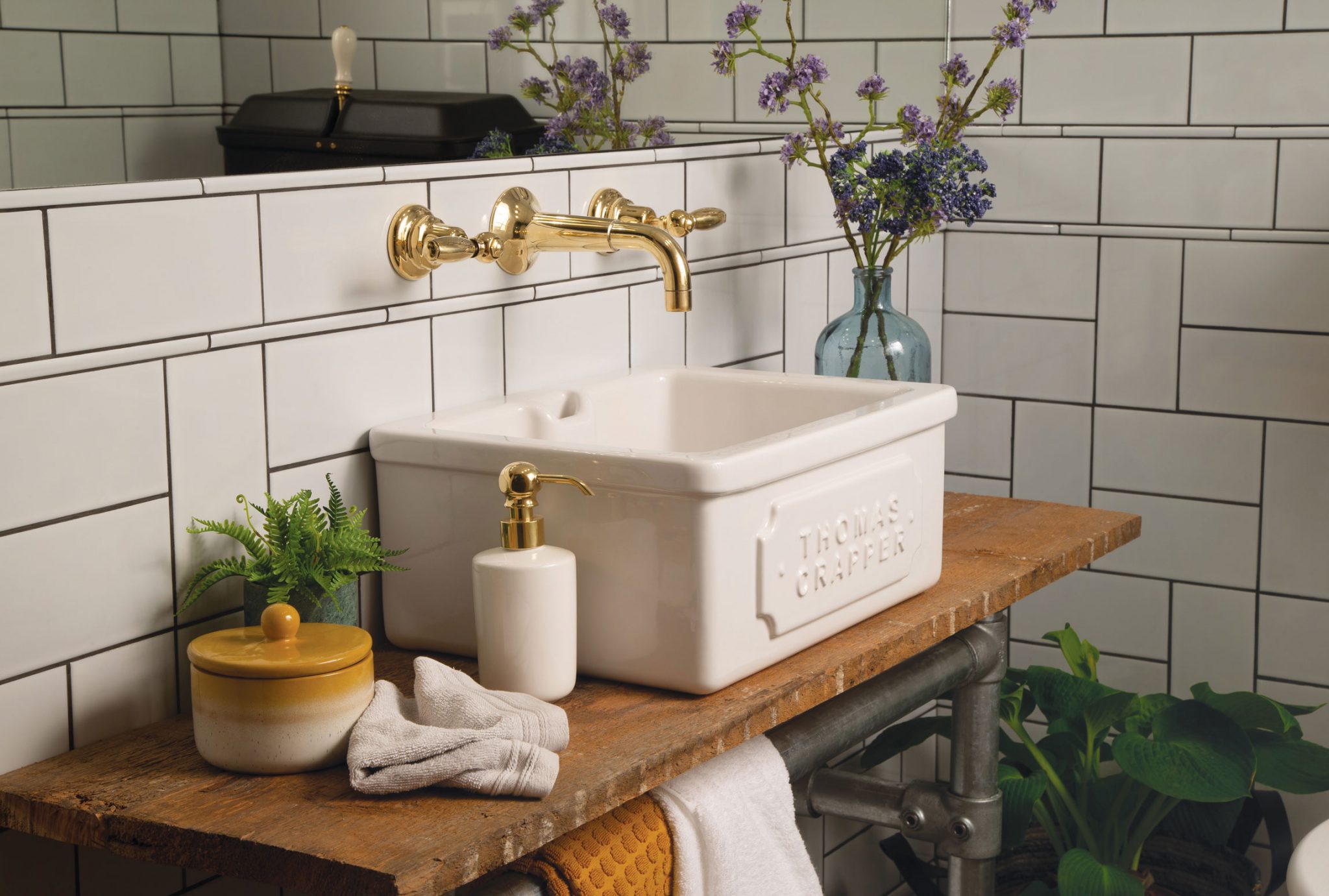 Thomas Crapper Downham Surface Basin, 420mm | West One Bathrooms Online