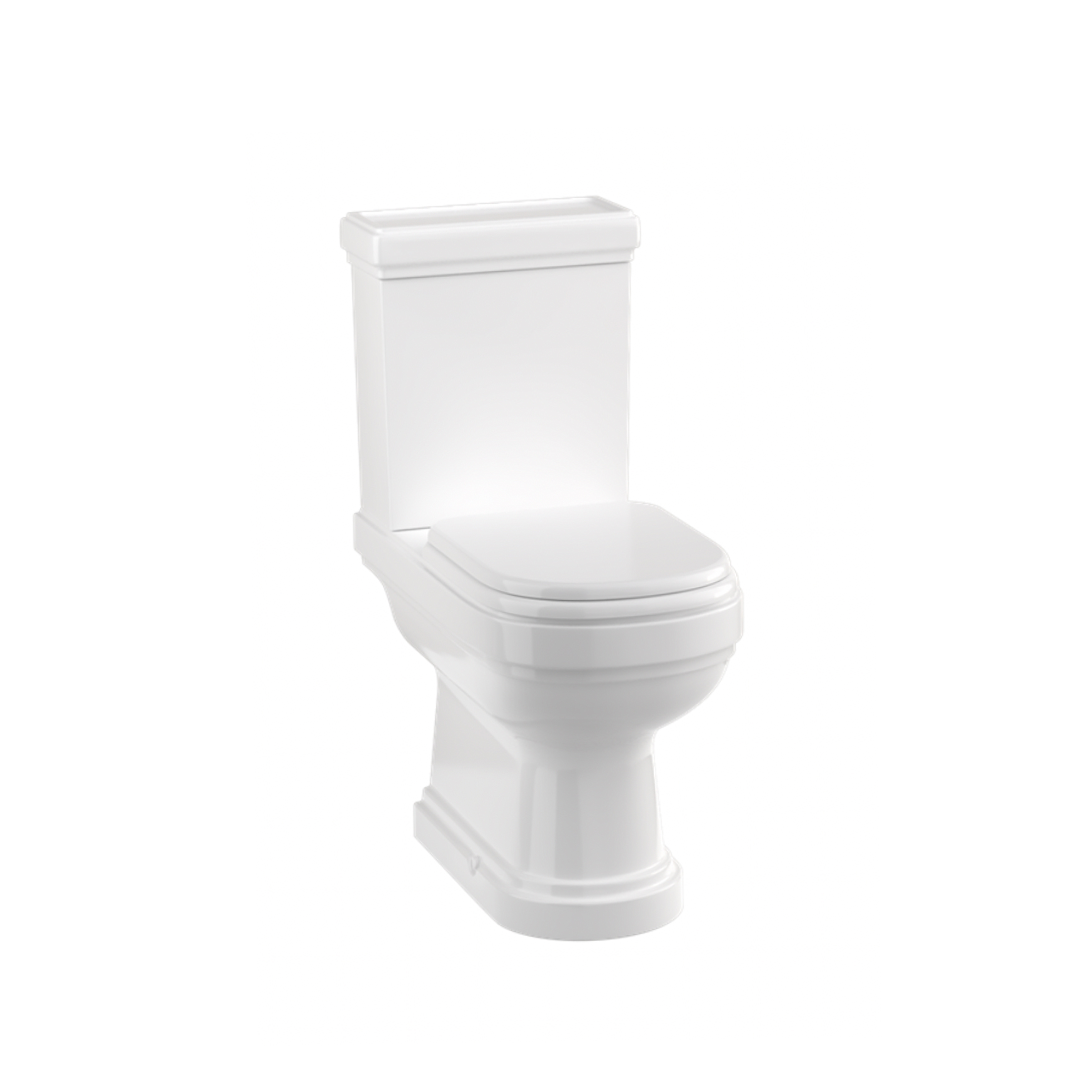 Burlington Riviera Close Coupled WC & Seat | West One Bathroom Online