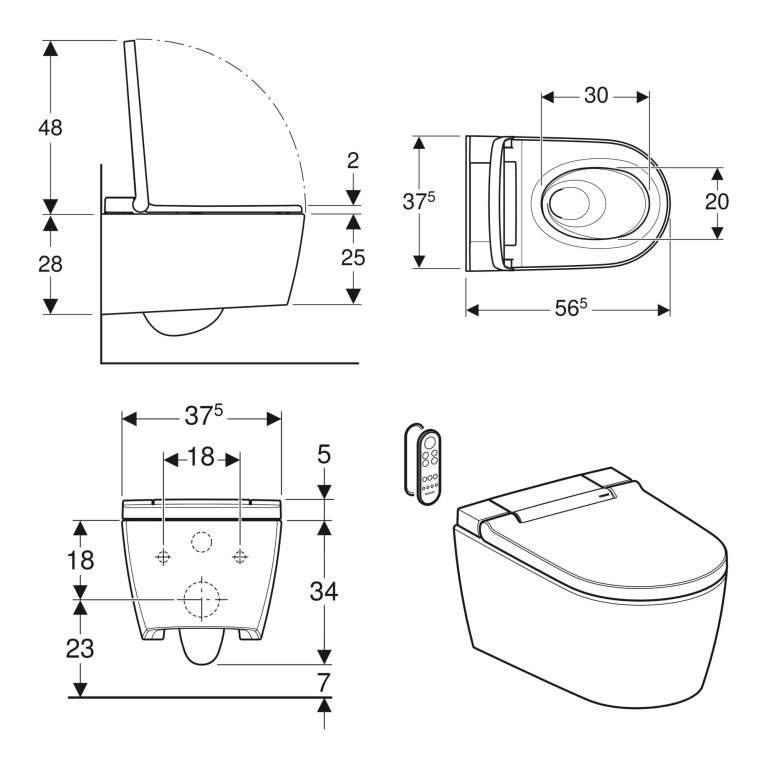 Geberit AquaClean Sela | West One Bathrooms Online